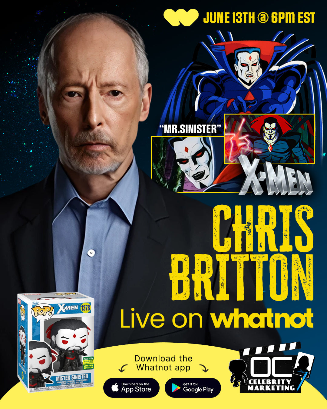 Chris Britton Pre-Order (Signing on June 13th) – OC Celebrity Marketing LLC