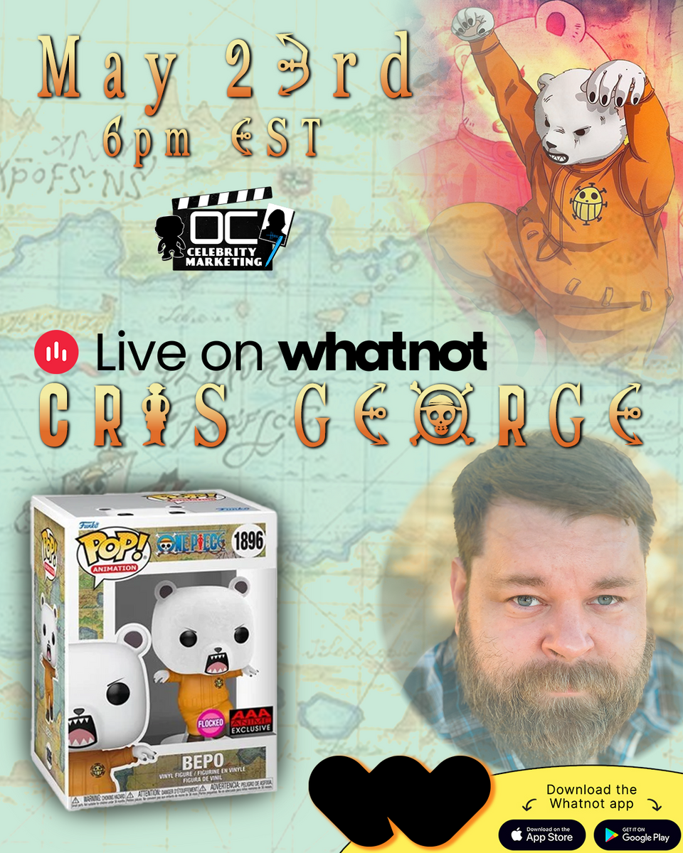 Cris George Pre-Order (Signing May 11th) – OC Celebrity Marketing LLC