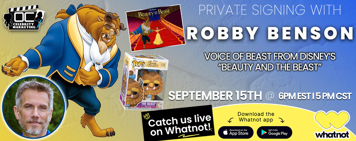 Robby Benson Pre-Order – OC Celebrity Marketing LLC