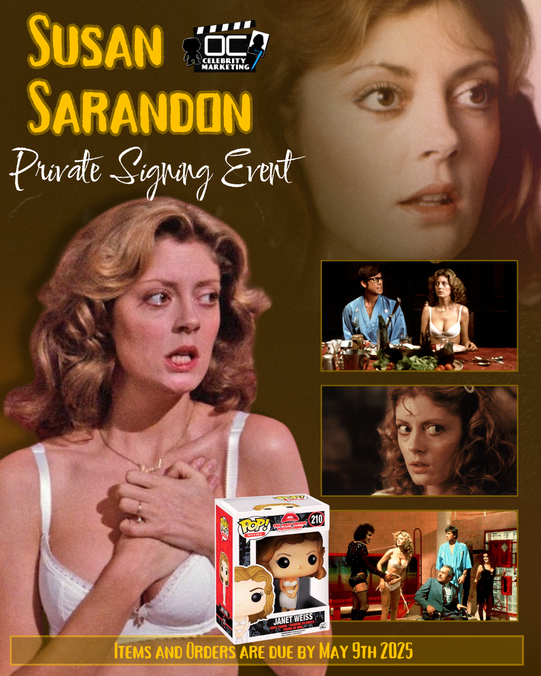 Susan Sarandon Pre-Order – OC Celebrity Marketing LLC
