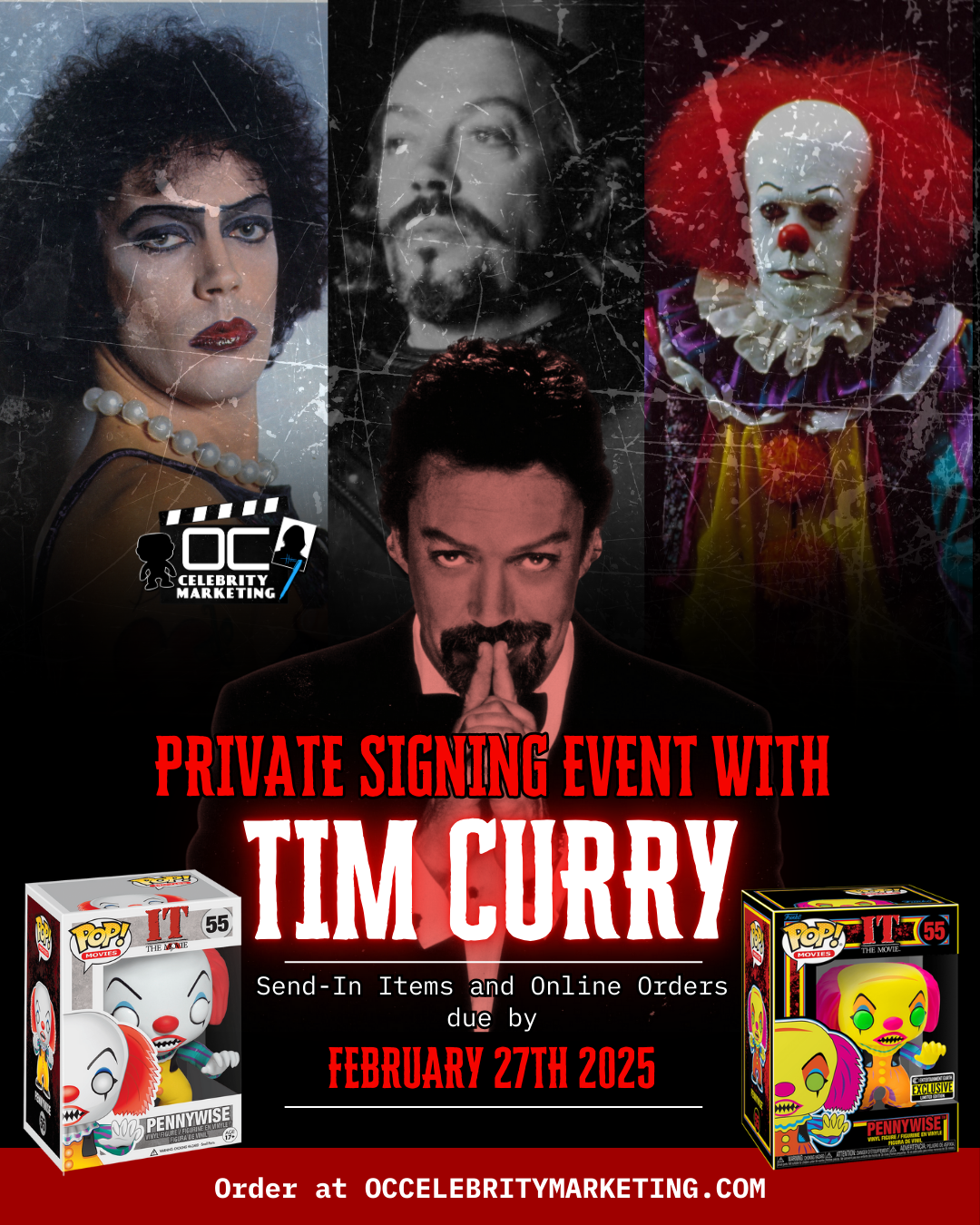Tim Curry Private Signing Pre-Sale – Page 2 – OC Celebrity Marketing LLC